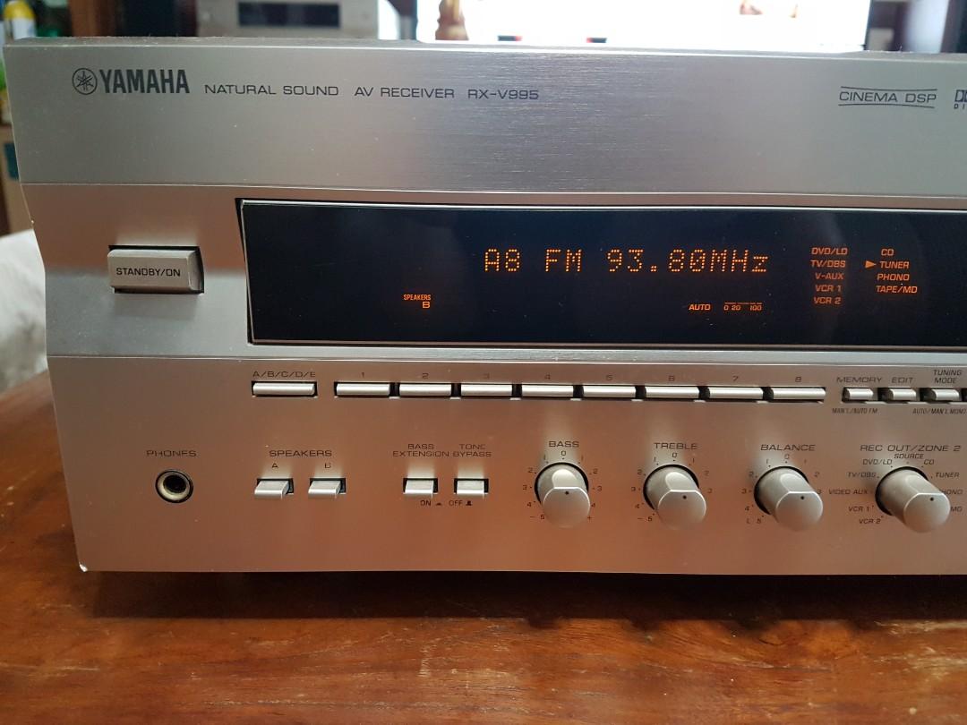 YAMAHA 5.1 Channel RX-V995 Amplifier, Audio, Soundbars, Speakers ...