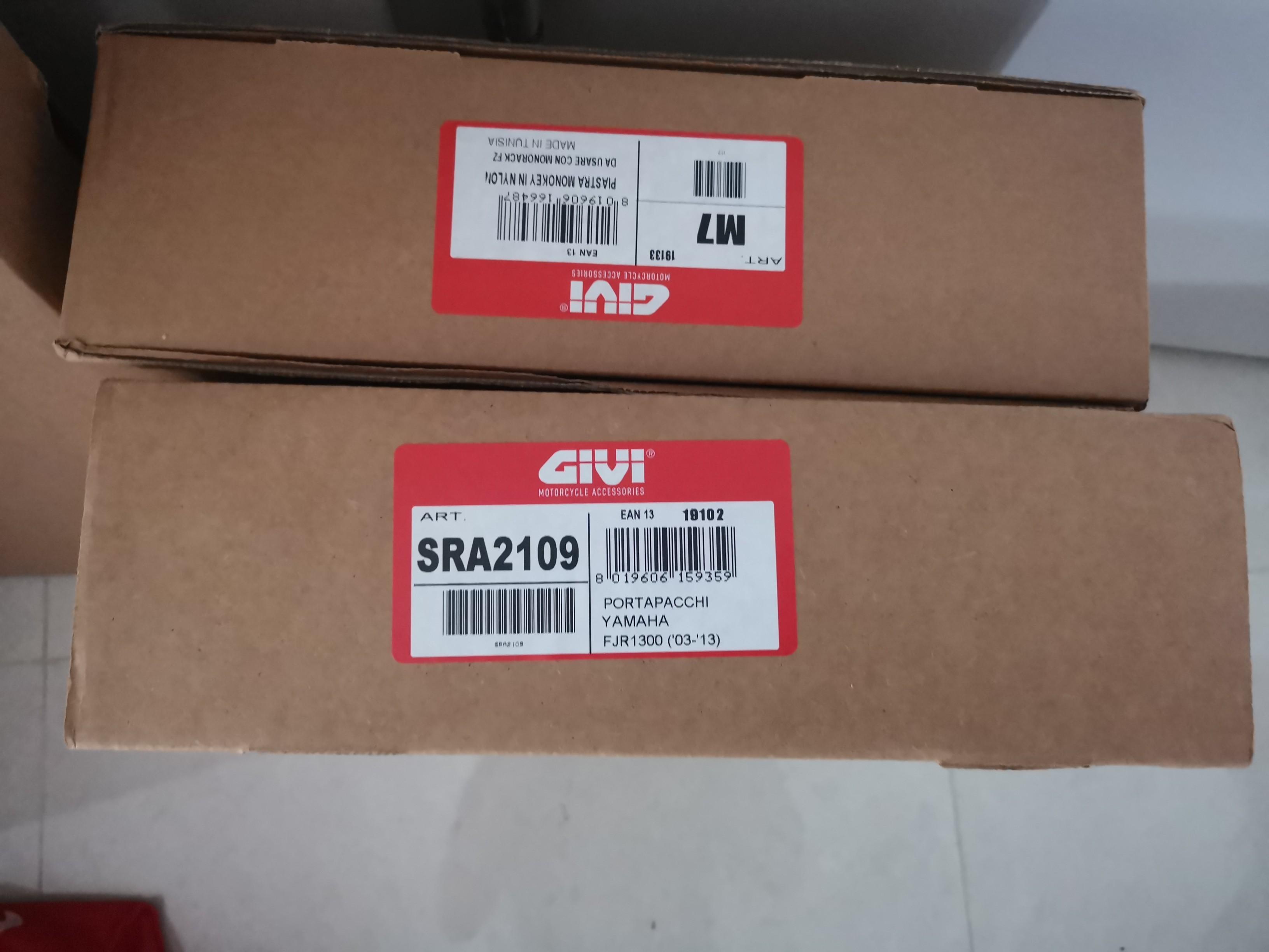 Yamaha FJR1300 Givi Aluminium Rear Rack for Yamaha FJR1300 (2006 - 2017 ...