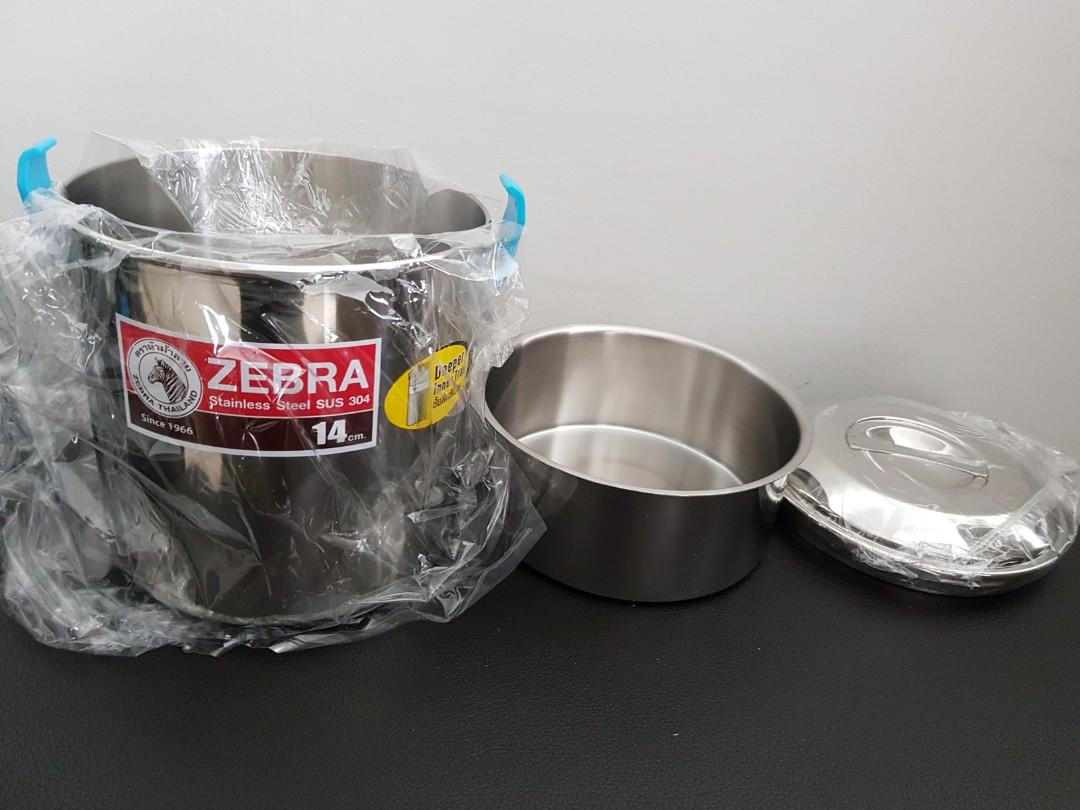 Zebra Stainless Steel Food Container, Furniture & Home Living ...