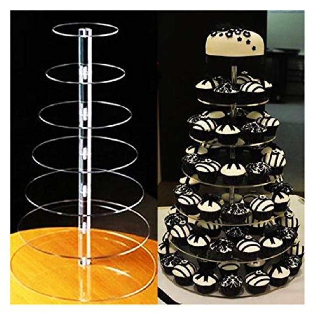 7 tier acrylic display stand for cupcake cake grand impressive ...