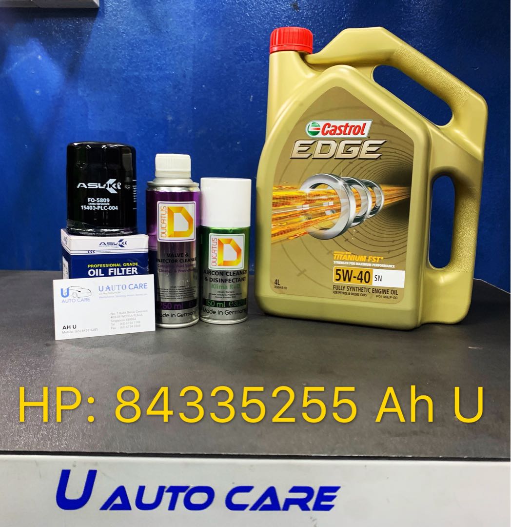 [2024 PROMO] Castrol Edge Professional 5W40/5W30 Engine Oil Servicing ...