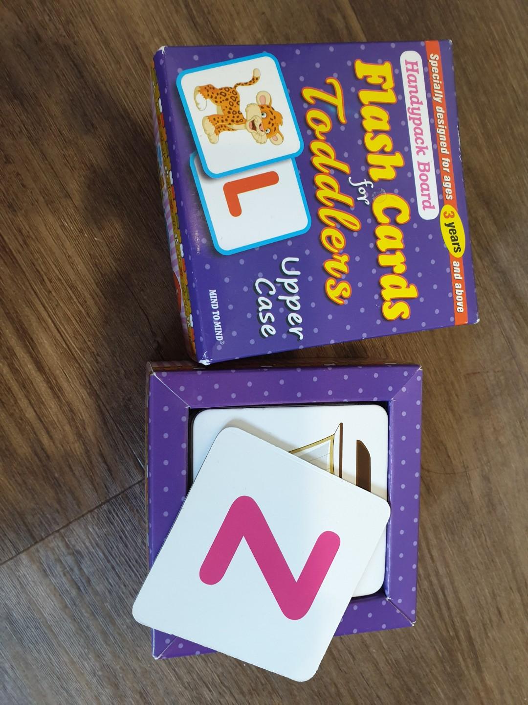 Cardboard flash cards (alphabet), Hobbies & Toys, Books & Magazines ...