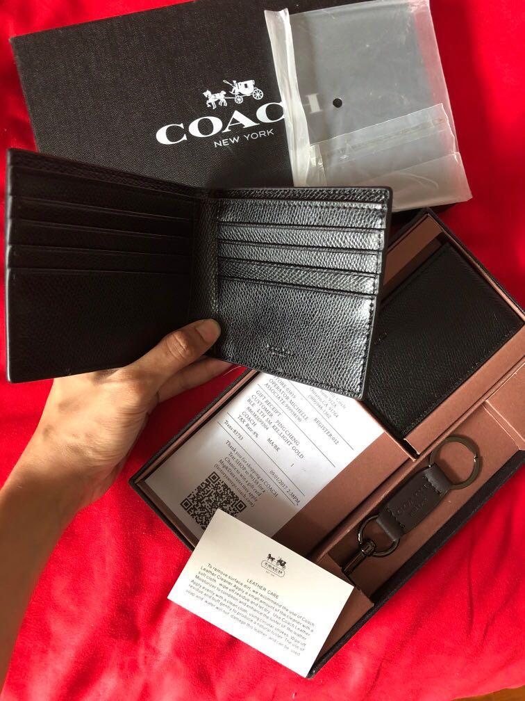 Coach men wallet set, Men's Fashion, Watches & Accessories, Wallets ...