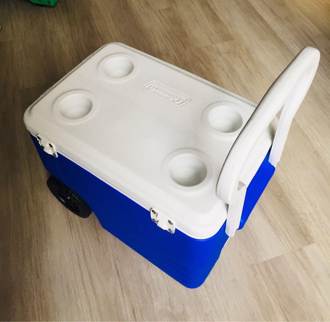 Coleman Wheeled Cooler Box, Furniture & Home Living, Kitchenware ...