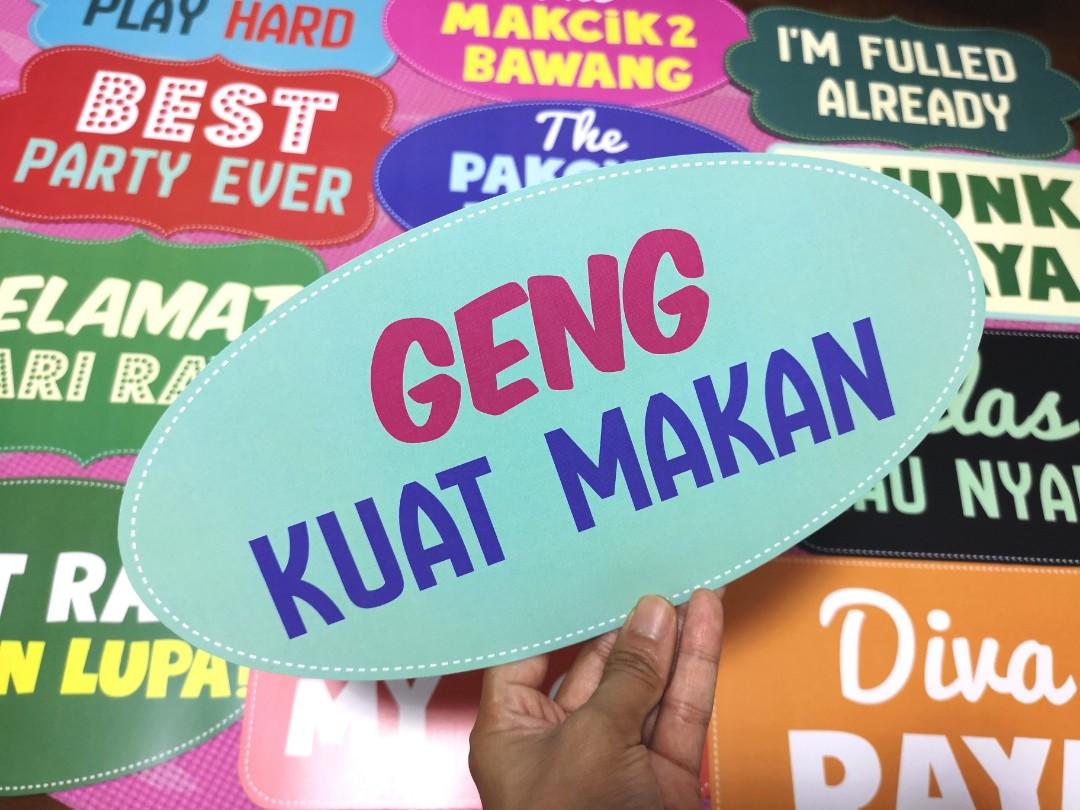 Customised Photobooth Props on Carousell