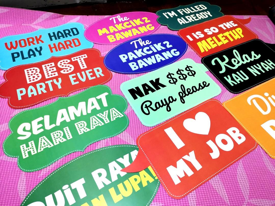 Customised Photobooth Props on Carousell