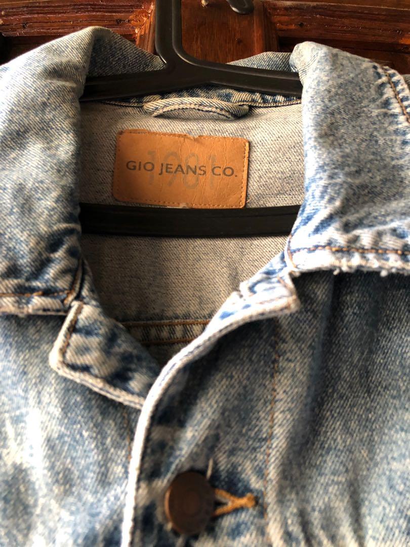 demin jacket giordano jeans cardo look, Men's Fashion, Tops & Sets ...