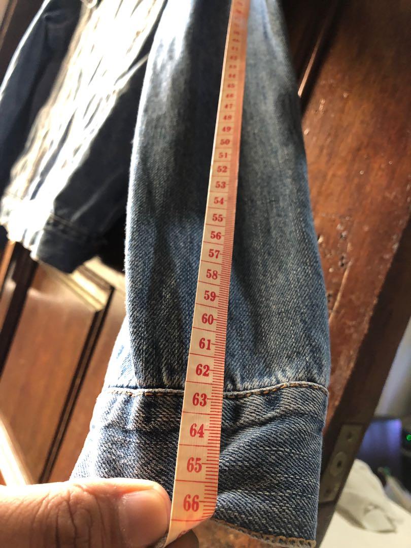 denim jacket cardo look, Men's Fashion, Tops & Sets, Hoodies on Carousell