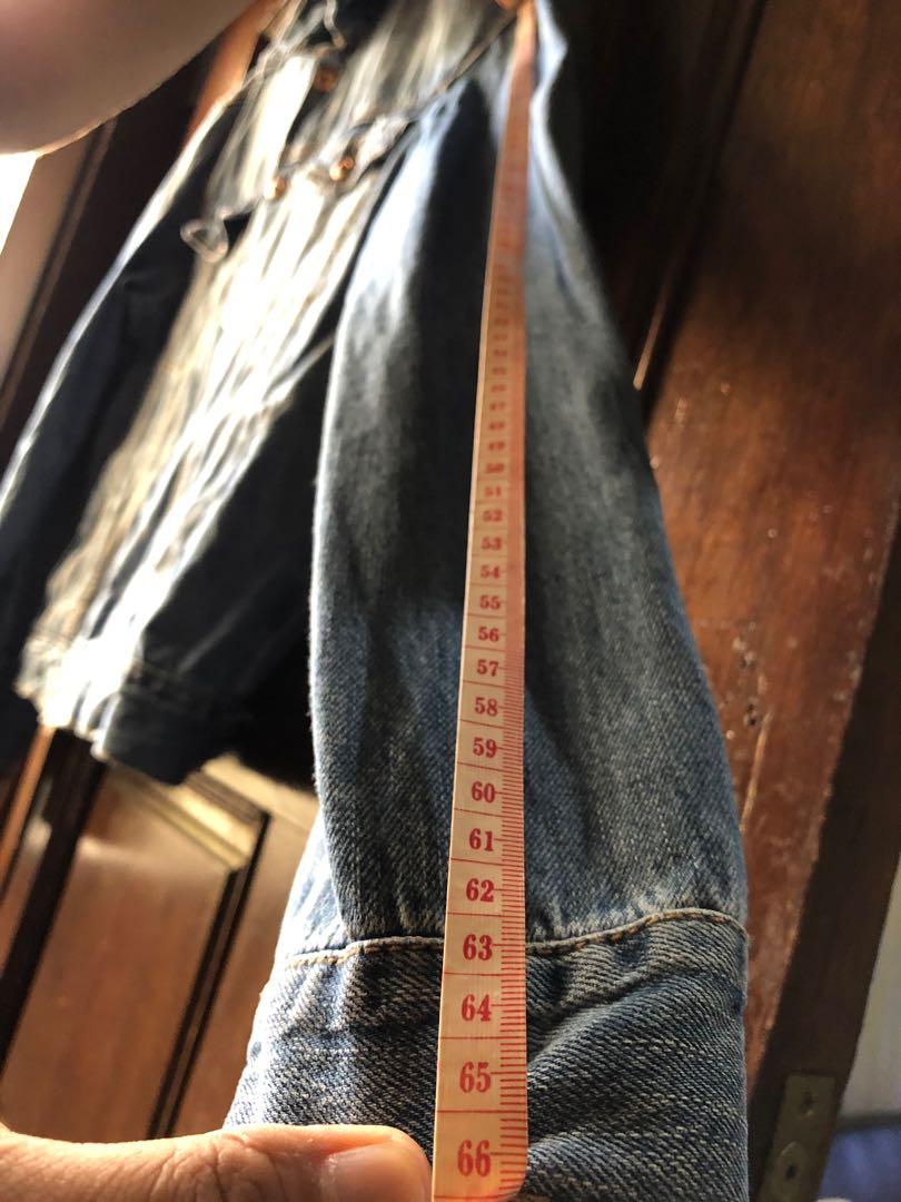 denim jacket cardo look, Men's Fashion, Tops & Sets, Hoodies on Carousell