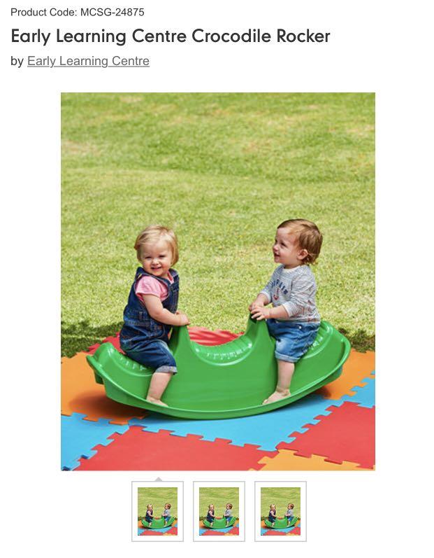 Early Learning Centre crocodile rocker, Babies & Kids, Infant Playtime ...