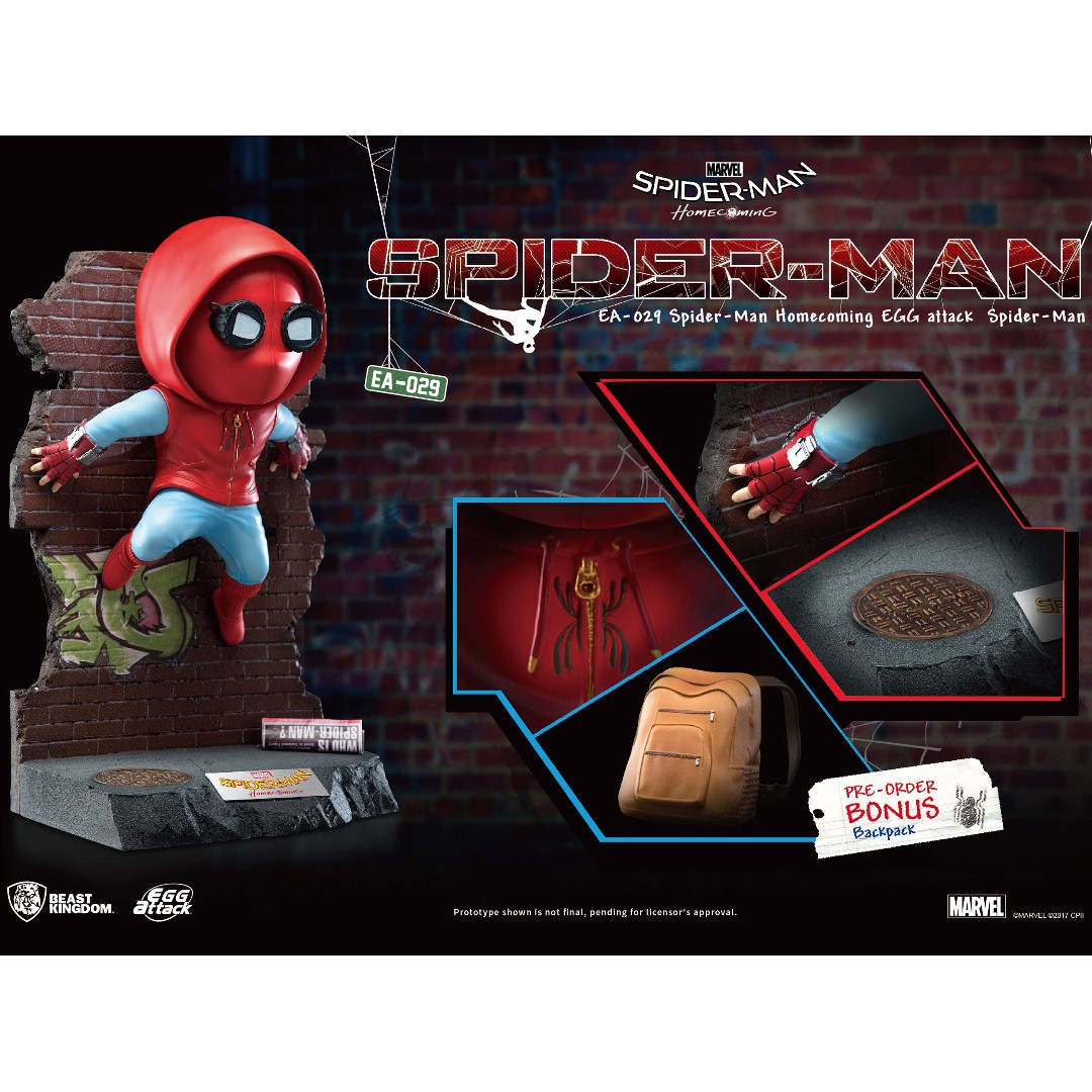 Egg Attack EA-029 - Spider-Man: Homecoming - Spider-Man by Beast ...