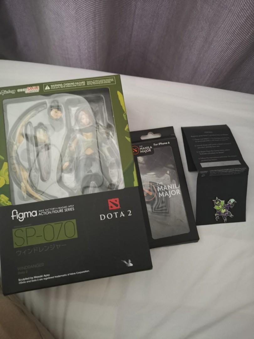 FIGMA WINDRANGER WITH UNUSED CODES AND MANILA MAJOR CASING, Hobbies ...