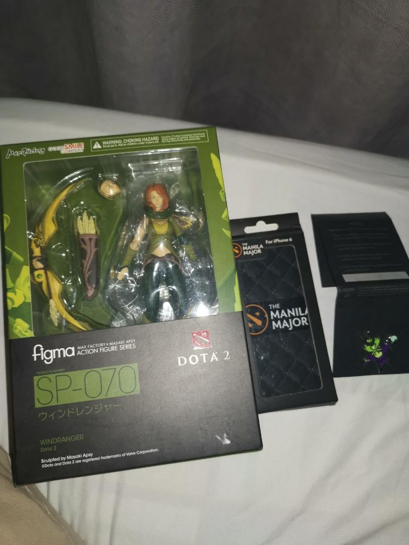 FIGMA WINDRANGER WITH UNUSED CODES AND MANILA MAJOR CASING, Hobbies ...