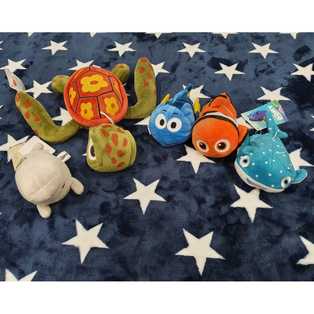Finding Nemo/Dory Plushies, Hobbies & Toys, Toys & Games on Carousell
