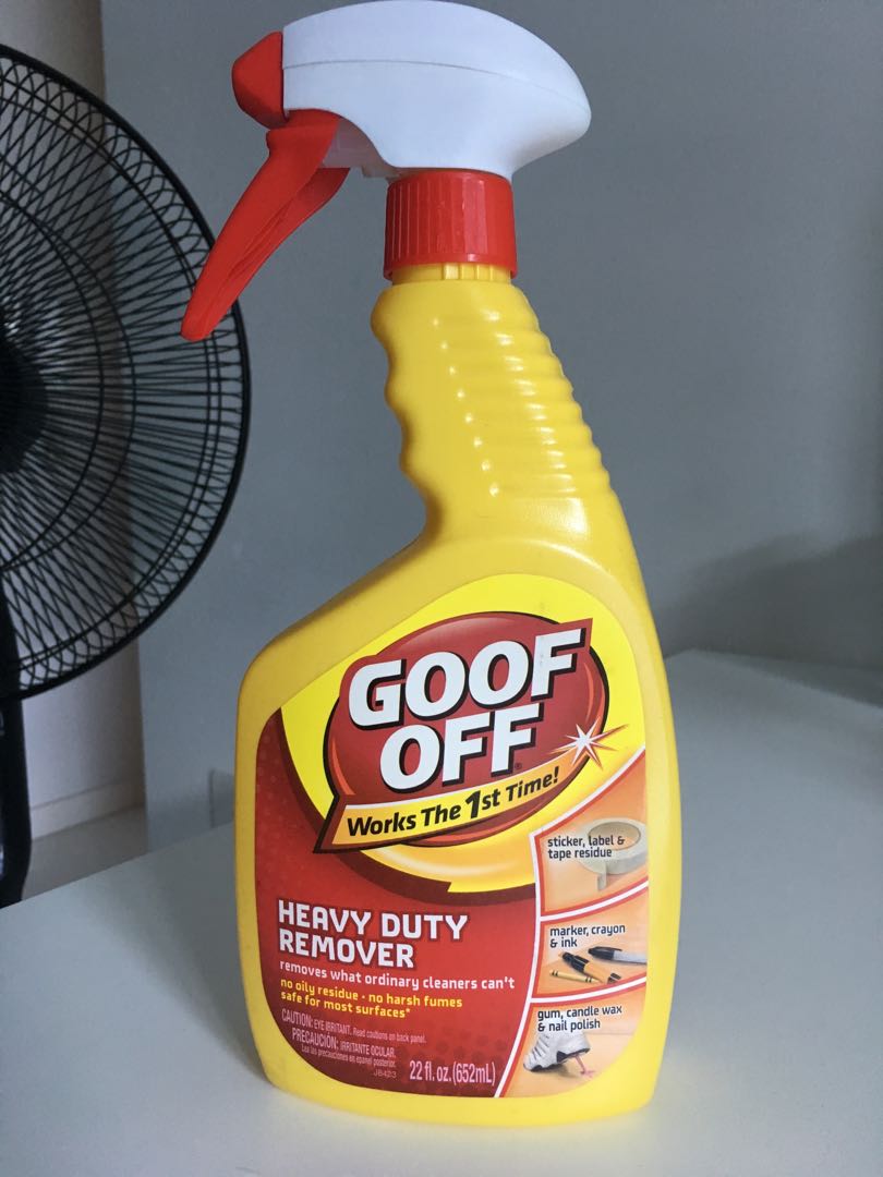 Goof Off Heavy Duty Remover Trigger Spray, Furniture & Home Living ...