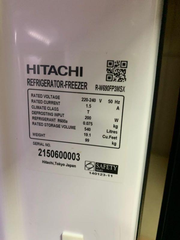 Hitachi Refrigerator, TV & Home Appliances, Kitchen Appliances ...