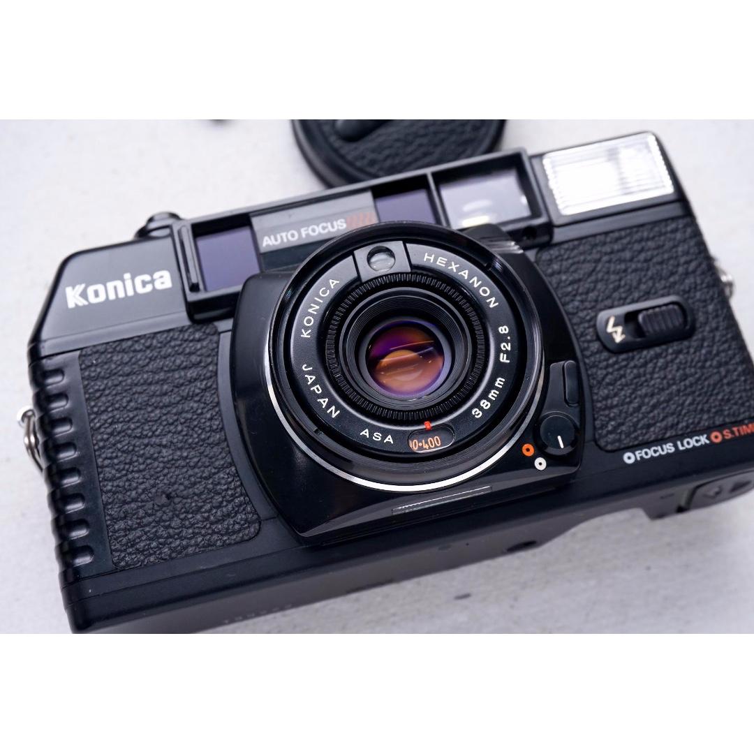 Konica C35 MFD Point & Shoot film camera, Photography, Cameras on Carousell