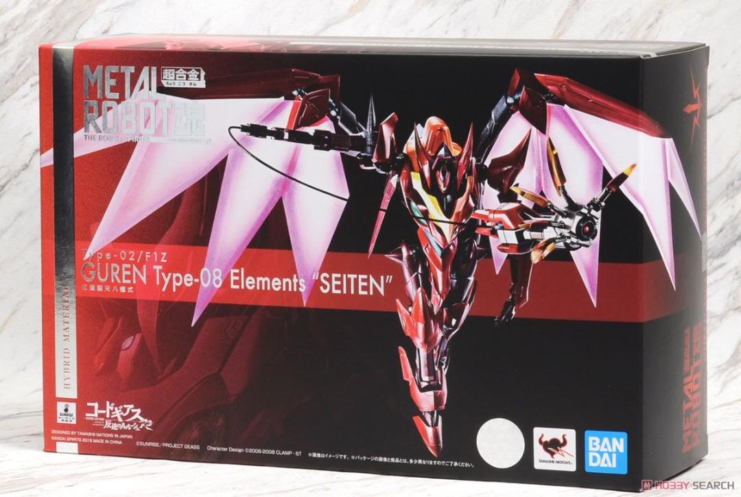 Metal Robot Spirits side KMF Guren type 08 element SEITEN, Hobbies & Toys, Toys & Games on Carousell