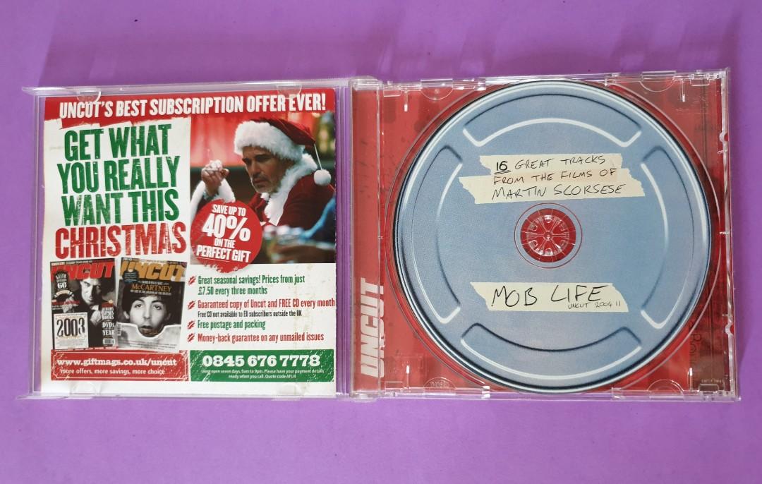 Mob Life CD: 16 Great Tracks From Films of Martin Scorsese (Uncut 2004 ...