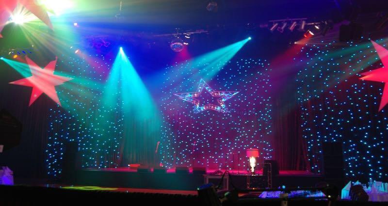 PA System DJ Emcee Stage Backdrop Lighting, TV & Home Appliances, TV ...