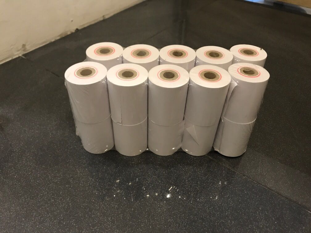 Receipt Paper Rolls 5.6cm Width, Hobbies & Toys, Stationery & Craft ...