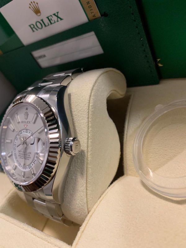 Rolex Skydweller White Face, Luxury, Watches on Carousell