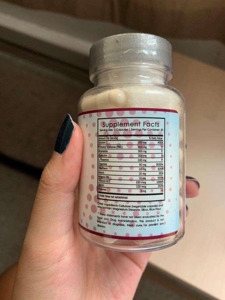 Sunset Alcohol Flush Support, Beauty & Personal Care, Bath & Body, Bath ...