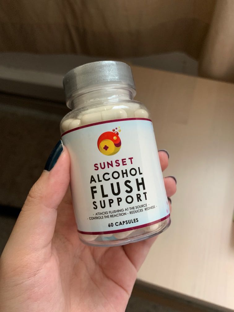 Sunset Alcohol Flush Support, Beauty & Personal Care, Bath & Body, Bath ...