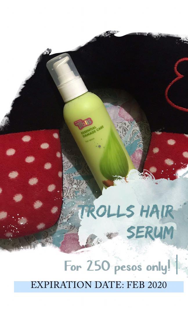 Trolls Essential Damage Care Hair Serum, Beauty & Personal Care, Hair on Carousell