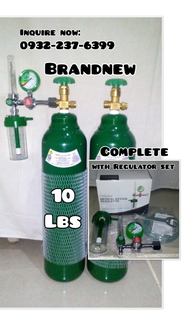 10 pounds 1SET PACKAGES medical oxygen tank for DELIVERY, Everything ...