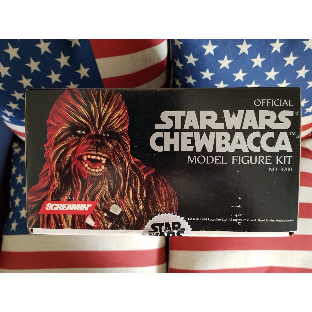 1994 Screamin' STAR WARS CHEWBACCA Model Kit *Pristine Condition* 1/4 ...