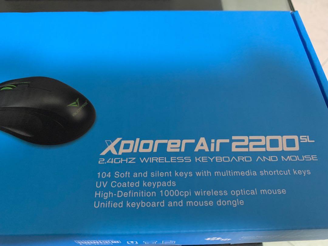 Alcatroz Xplorer Air 2200sl Wireless Keyboard and Mouse, Computers ...