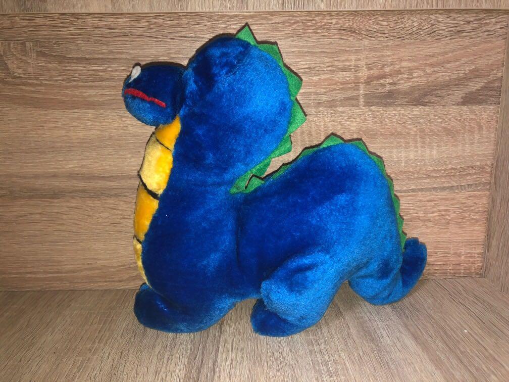 Blue dinosaur soft toy (CUTE), Hobbies & Toys, Toys & Games on Carousell