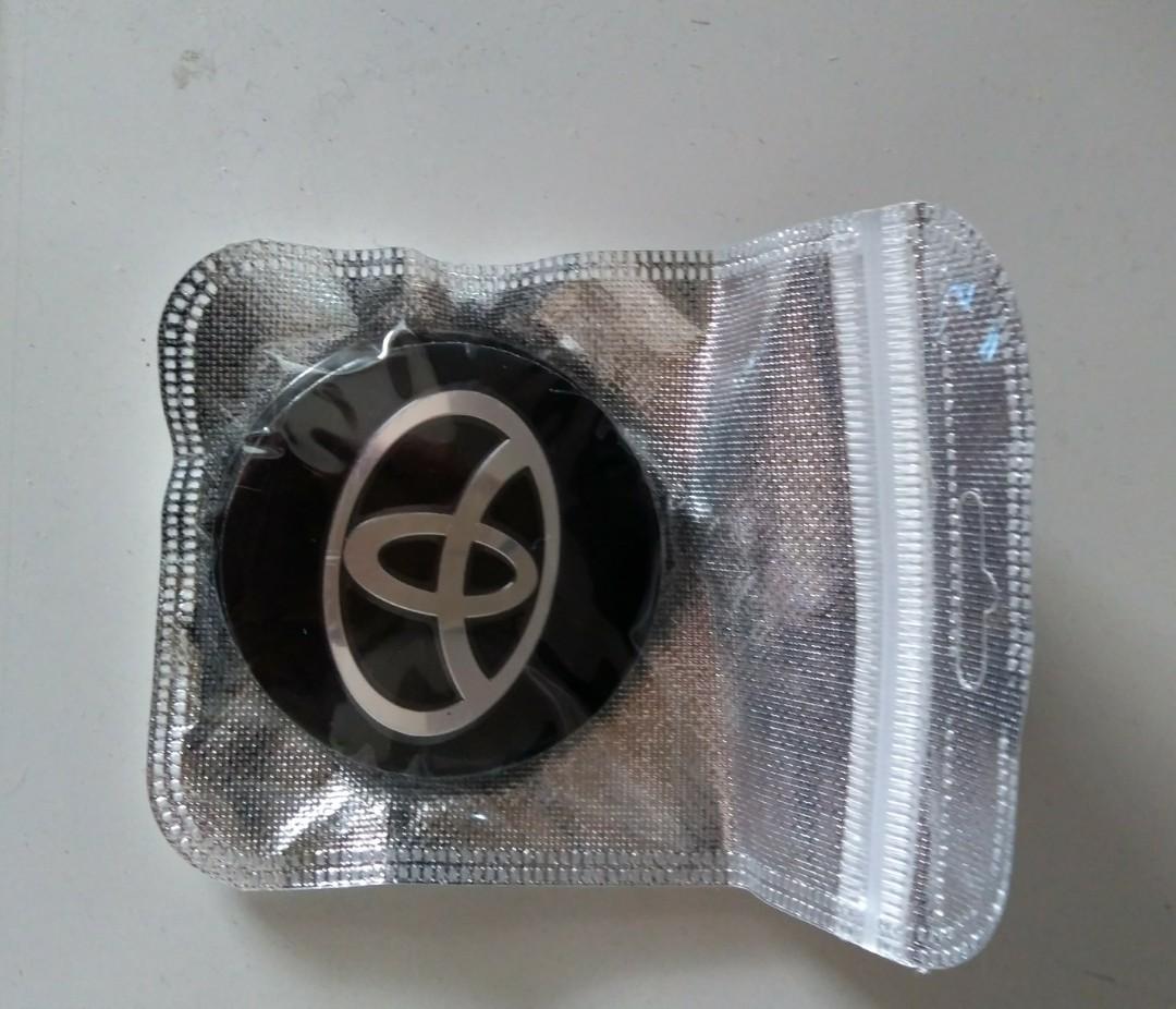 Brand New 1 Sets x 4 Pcs Toyota Logo Stickers For Wheel Hub Caps and ...