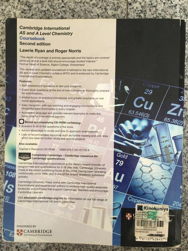 Cambridge A Level - Chemistry, Hobbies & Toys, Books & Magazines ...