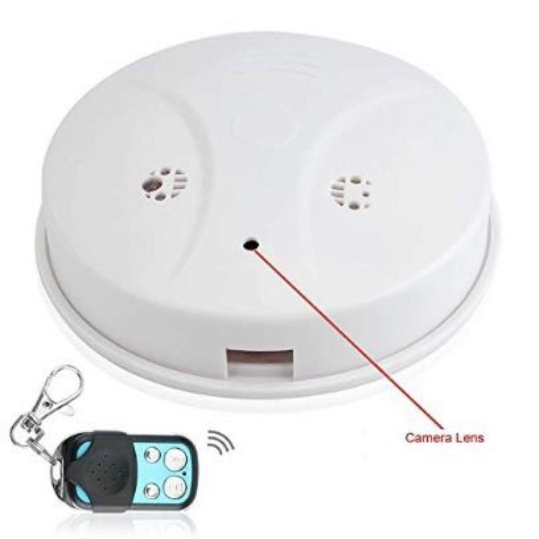 (E1167) TEKMAGIC 1920x1080P HD Indoor Hidden Camera Smoke Detector ...