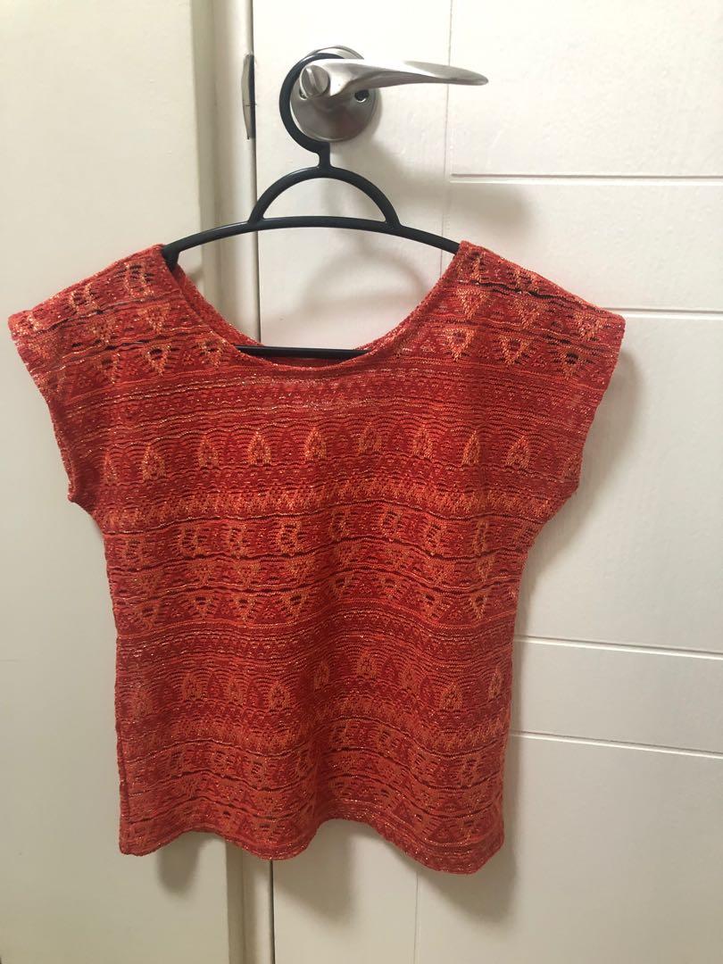 Filipiniana top, Women's Fashion, Dresses & Sets, Traditional & Ethnic ...