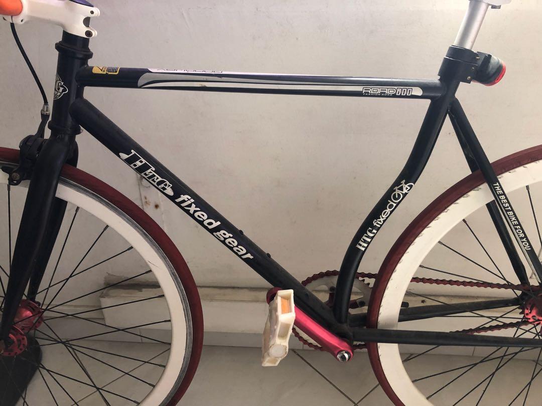 HTG FIXIE BIKE, Sports Equipment, Bicycles & Parts, Bicycles on Carousell