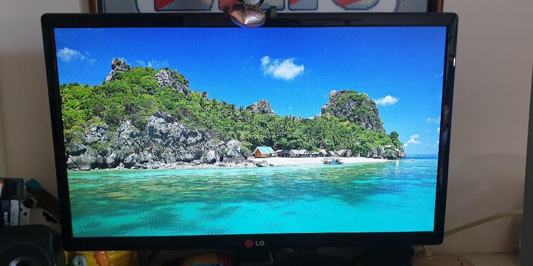 LG 22" LED Monitor /TV, Computers & Tech, Parts & Accessories, Monitor Screens on Carousell