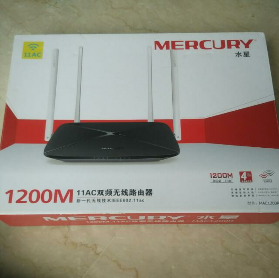 Mercury Router MAC1200R, Computers & Tech, Parts & Accessories ...