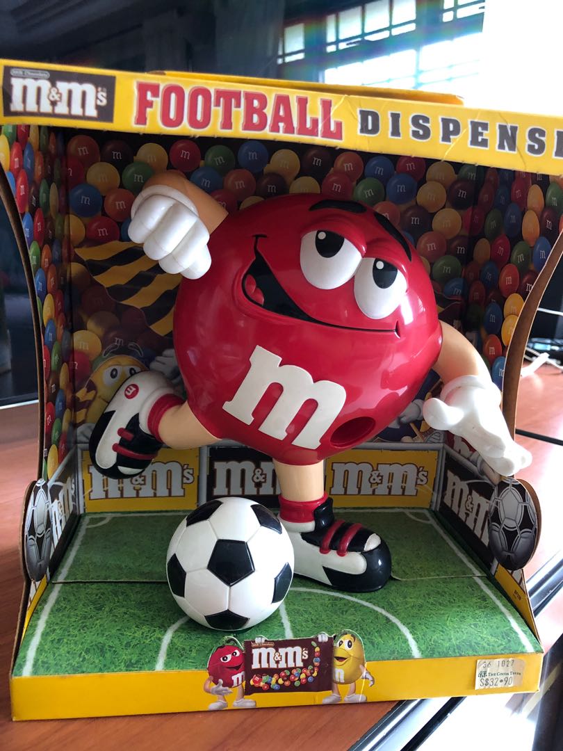 M&Ms football dispenser, Hobbies & Toys, Toys & Games on Carousell