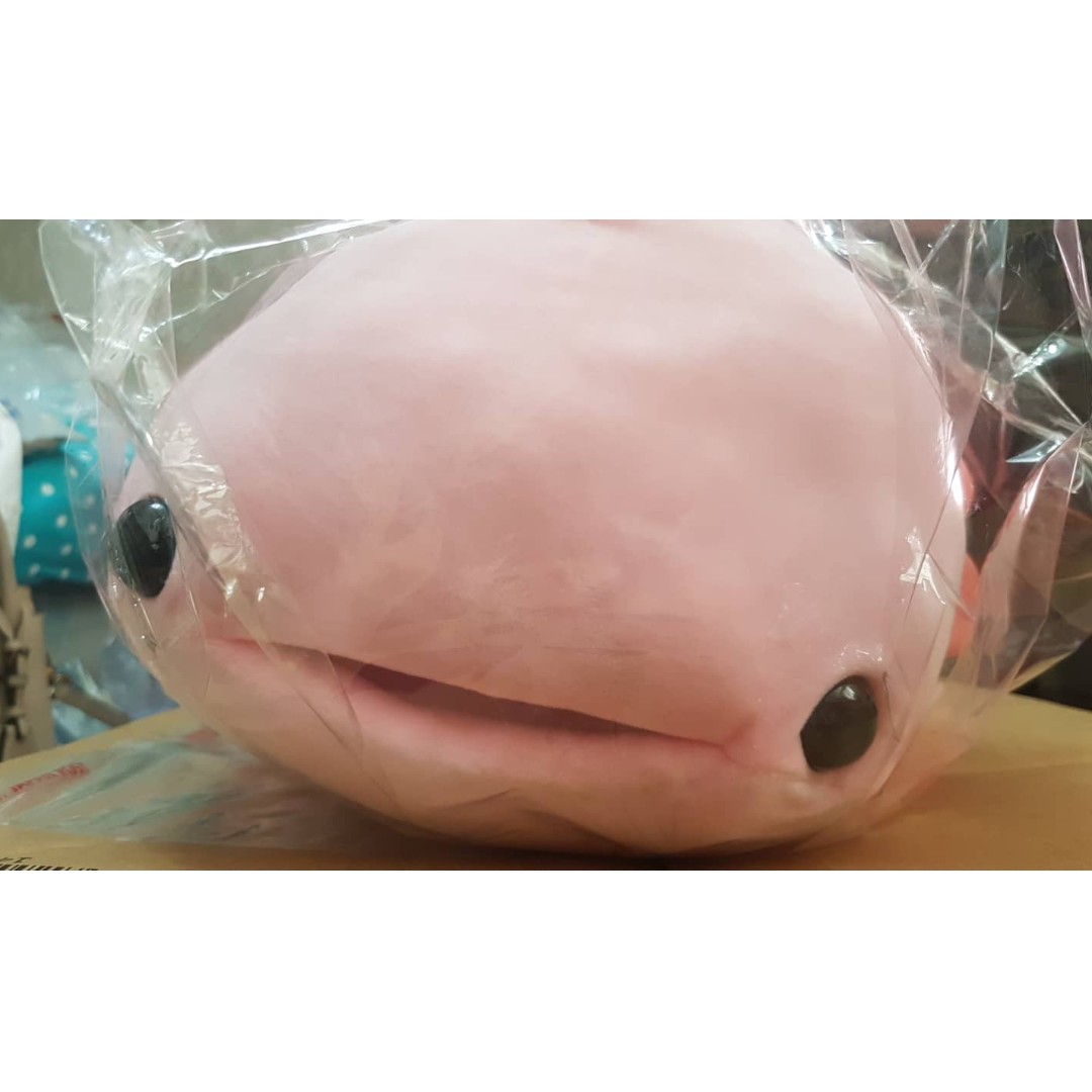 Mochi Puni Big Axolotl Pink (open mouth), Hobbies & Toys, Toys & Games ...