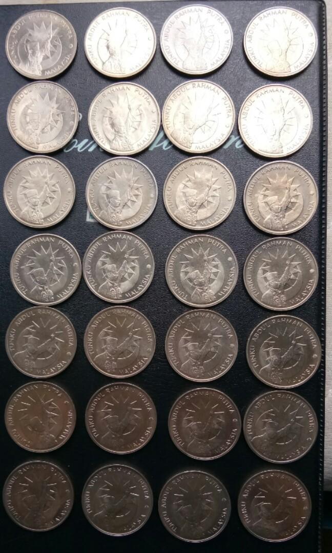 BU - UNC 1982 Old 1 Ringgit New Coin Currency RM 1 Malaysia RM 1.00 ...