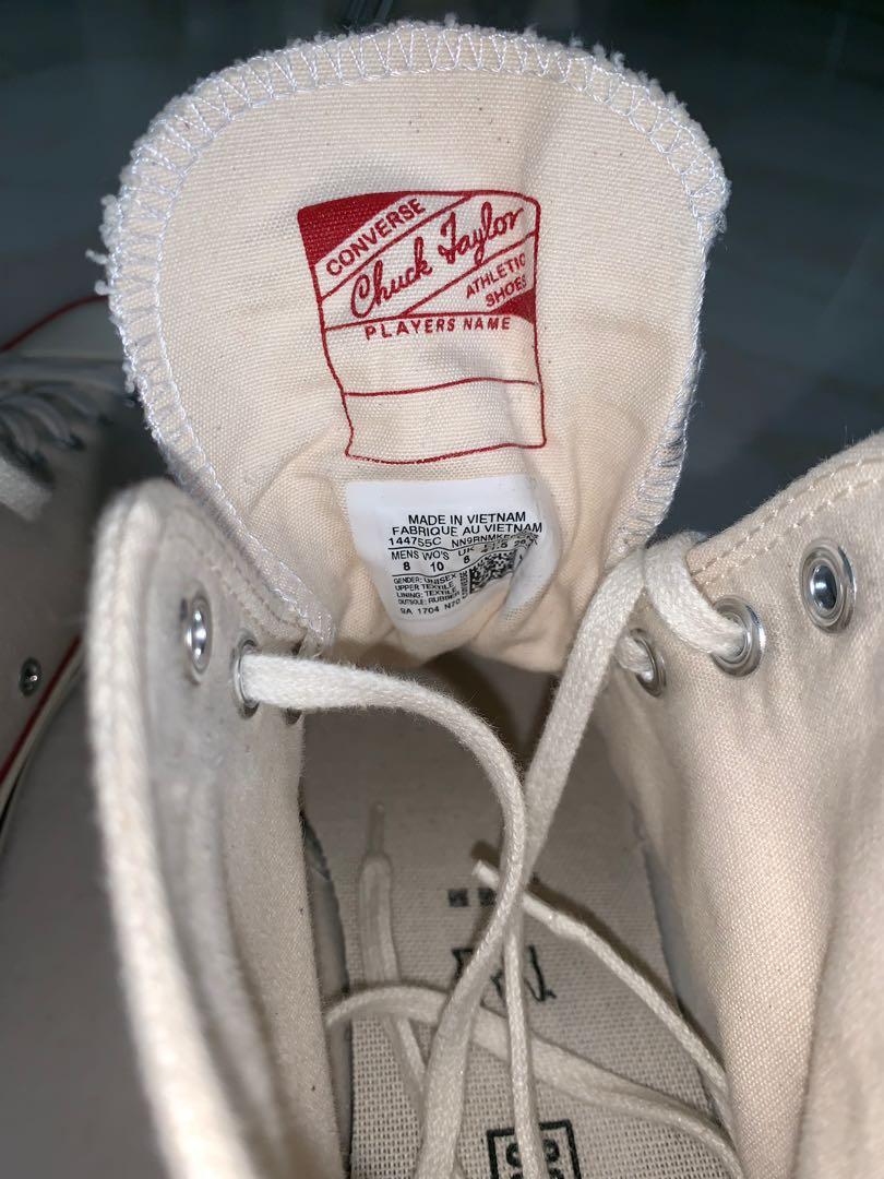 Parchment / Off White Converse Chucks 70’s High Cut, Men's Fashion ...