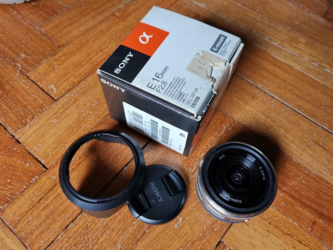 Sony 16mm f2.8 SEL16F28 prime lens, Photography, Lens & Kits on Carousell