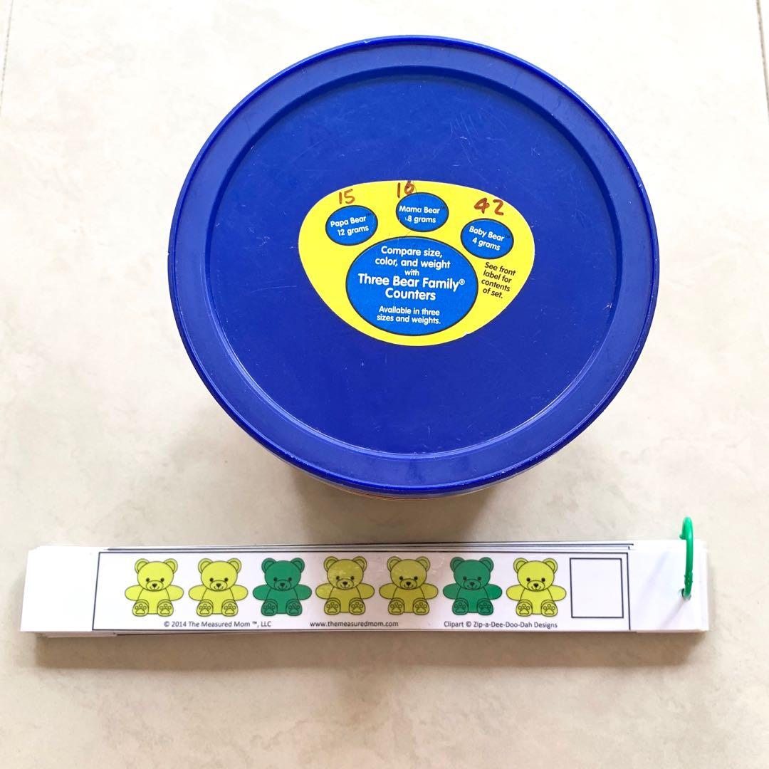 Sorting bears with FREE laminated pattern strips, Babies & Kids, Baby ...