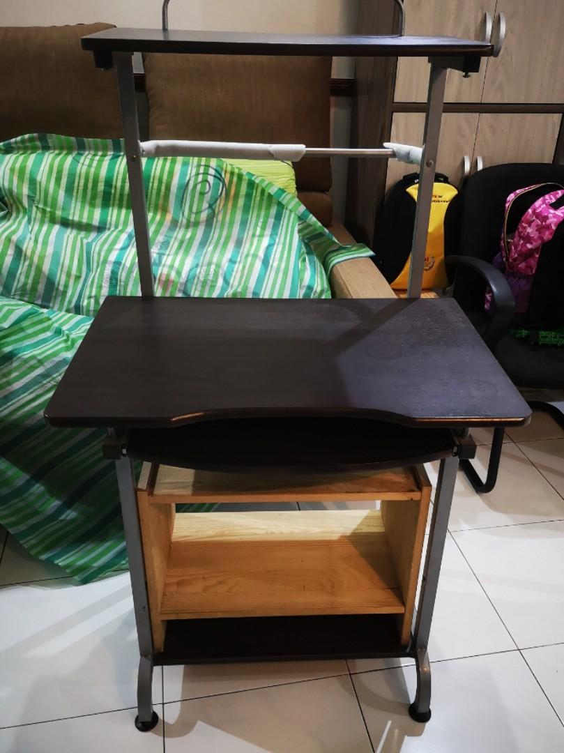 Used computer table, Furniture & Home Living, Furniture, Tables & Sets ...