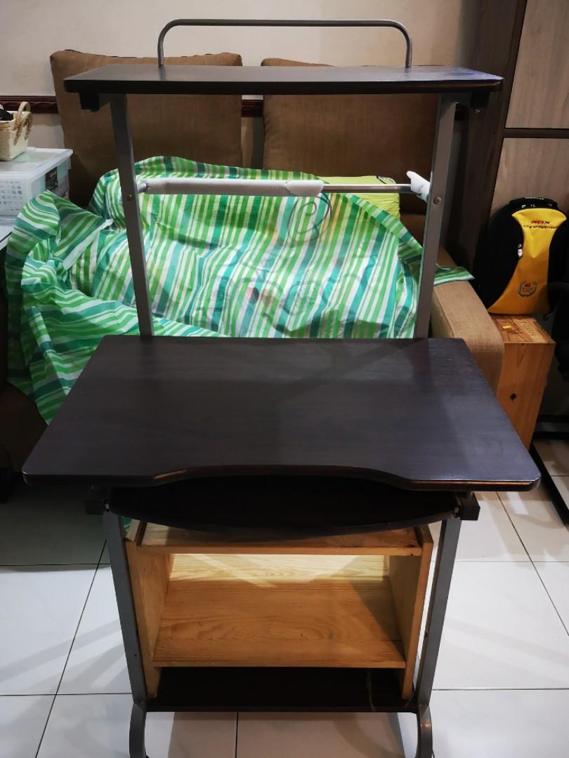 Used computer table, Furniture & Home Living, Furniture, Tables & Sets ...