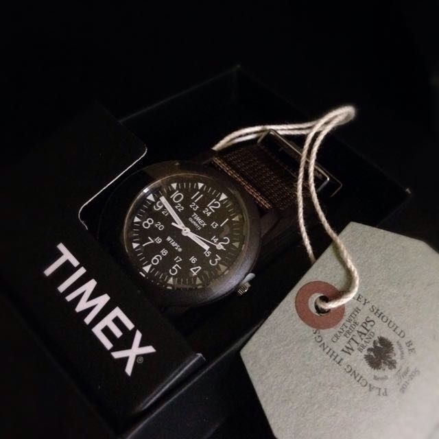 wtaps x timex military watch, 男裝, 手錶及配件, 手錶 - Carousell