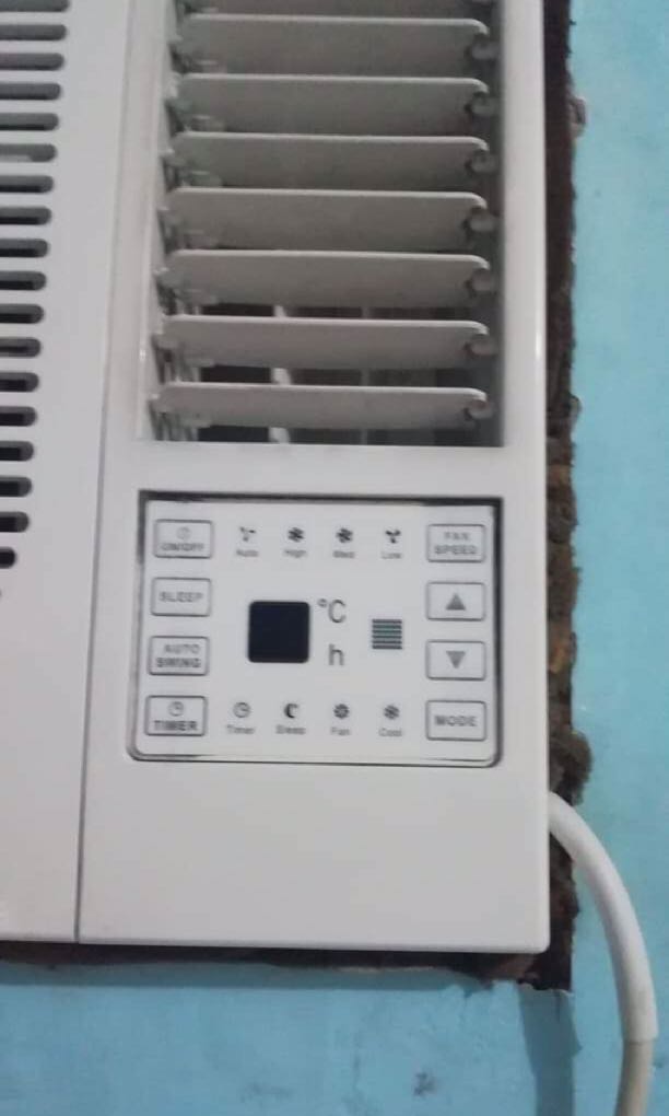 1HP window type aircon, TV & Home Appliances, Kitchen Appliances ...